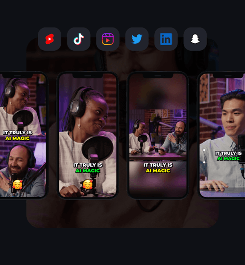 AI Podcast Clip Generator - Podcast Clips in 1 Click - OpusClip